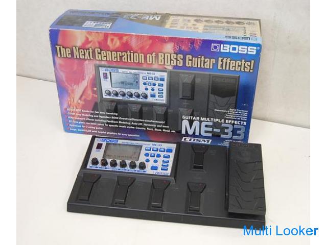 BOSS ME-33 Guitar Multi-Effects Sapporo - multilooker