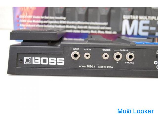 BOSS ME-33 Guitar Multi-Effects Sapporo - multilooker