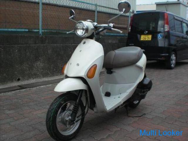 Suzuki Lets 4 Pallet Fit Pearl White Battery / Front tires and other ...
