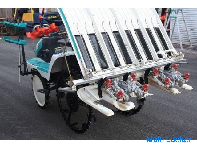 Kubota Rice Transplanter 4-row Planting SPU45P 9.7 horsepower 4-wheel ...
