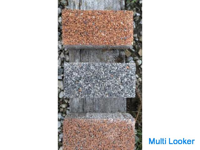 Permeable interlocking construction (made of tile chips), interlocking ...