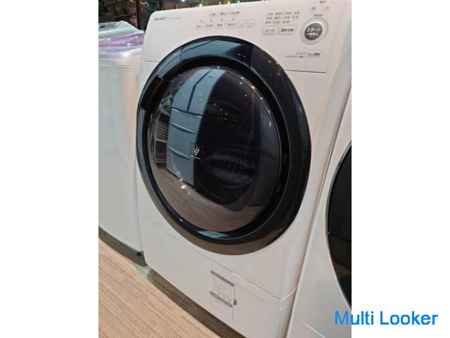 SHARP drum type washing machine 7kg 2021 recycle shop Nishi-ku ...