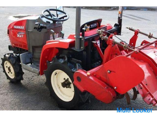 Yanmar Tractor Ke-1 12.5 horsepower 4WD Continuously variable ...