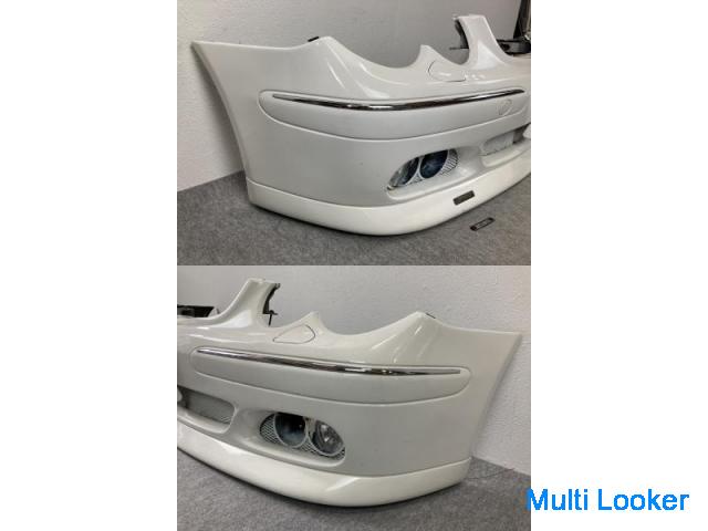 本物 W209 メルセデスベンツ CLK320 209365 左H BRABUS ブラバス フロントバンパー フォグ付き Tōmi ...