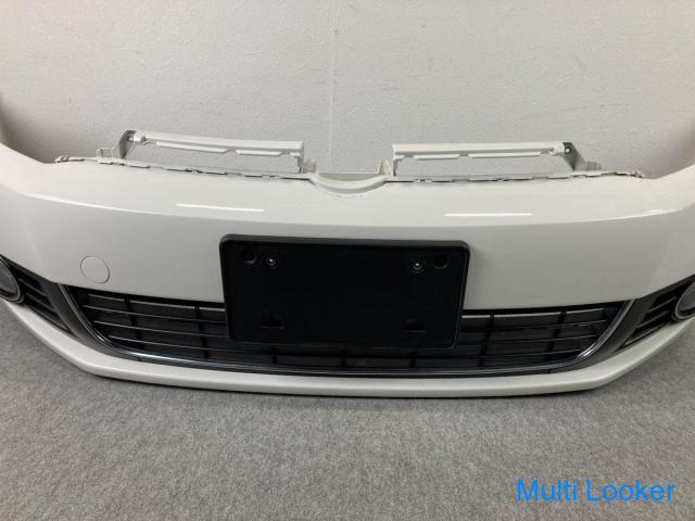 VW 1K Golf 6 VI Genuine Front Bumper with Fog B4 Candy White Tōmi ...