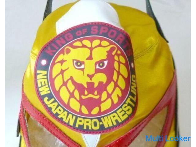 Autographed ★ Genuine New Japan Pro-Wrestling Mask Captain New Japan ...