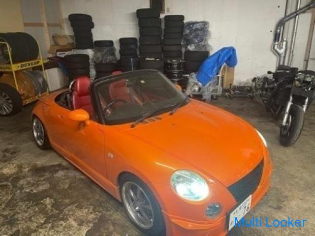 Consignment vehicle. Daihatsu Copen MT lowdown custom vehicle Atsubetsu ...